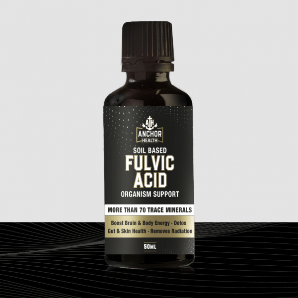 Fulvic Acid Water Drops with over 70 Trace Minerals - 50 ml - Anchor Health