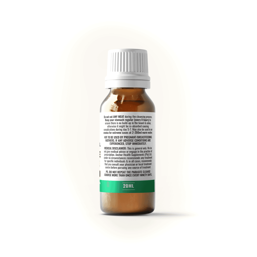 Parasite Cleanse drops - 20ml - Anchor Health